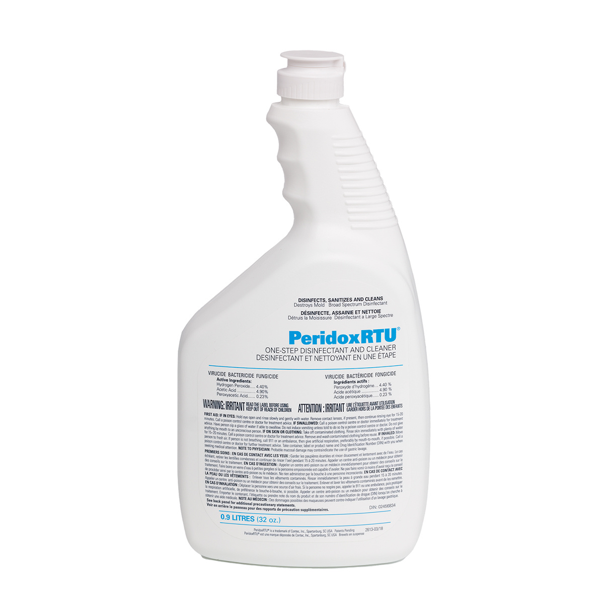 PeridoxRTU® Sporicidal Disinfectant and Cleaner (CA)