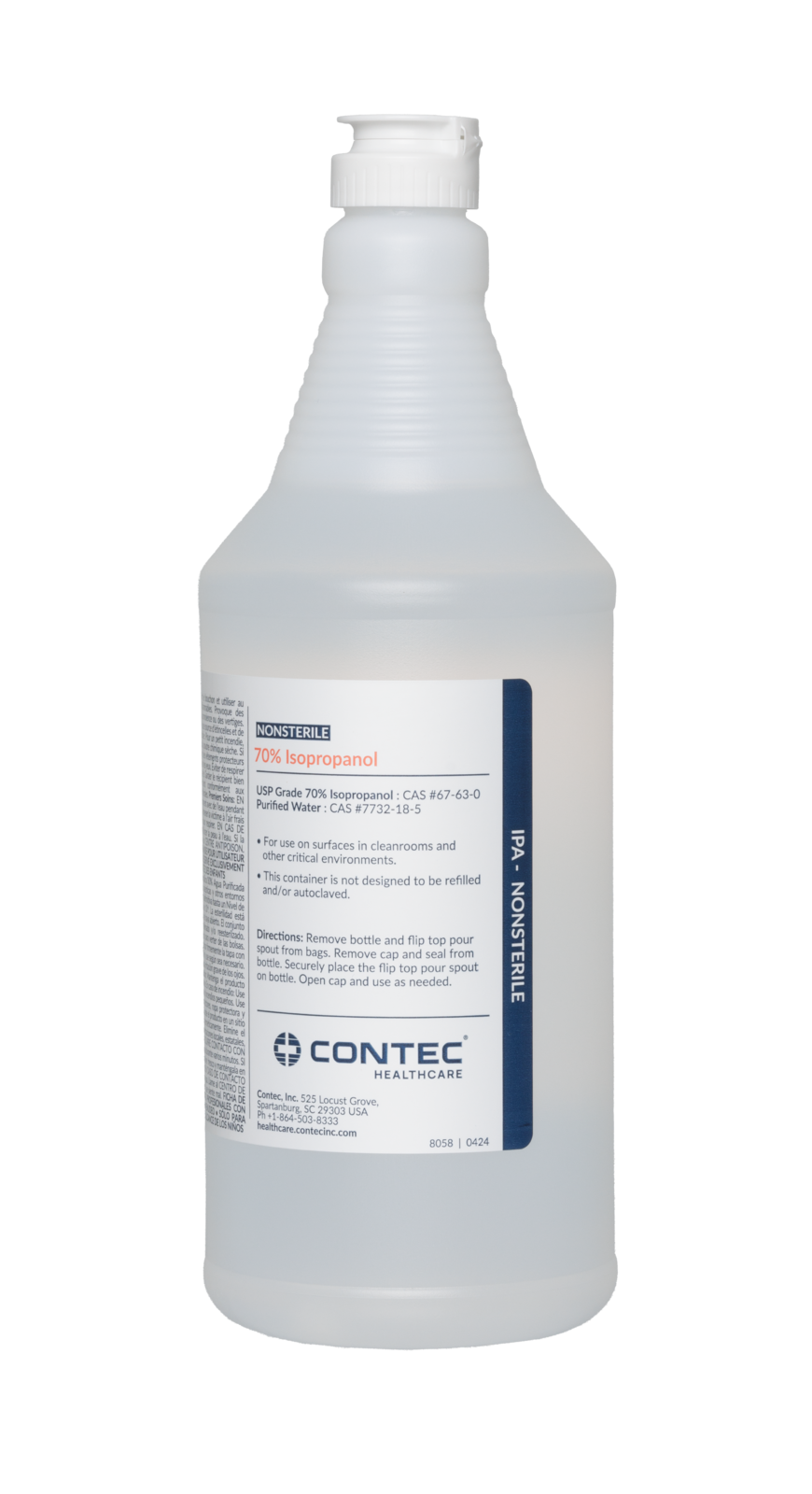 Contec® Nonsterile 70% Isopropanol