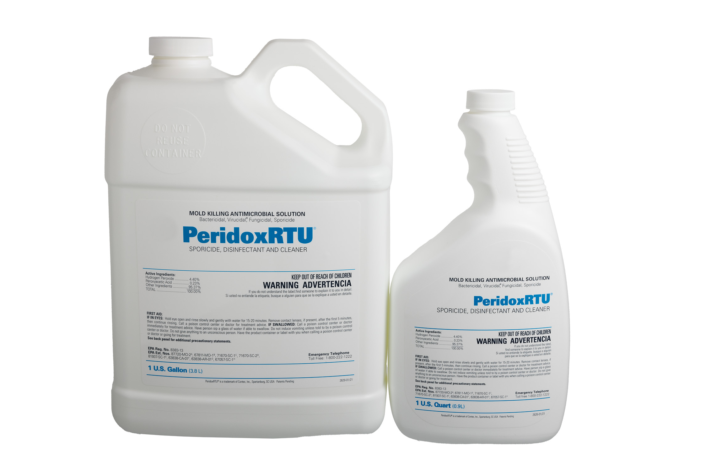 PeridoxRTU® Sporicide, Disinfectant and Cleaner | Contec Cleanroom