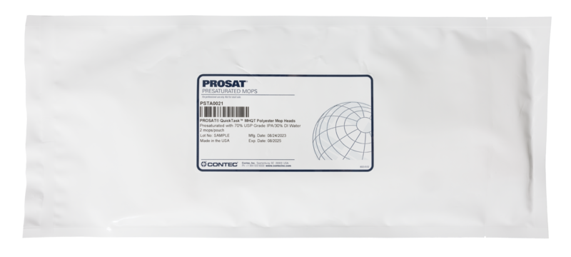 PROSAT® QuickTask™ Mopping System | Presaturated | Contec Cleanroom