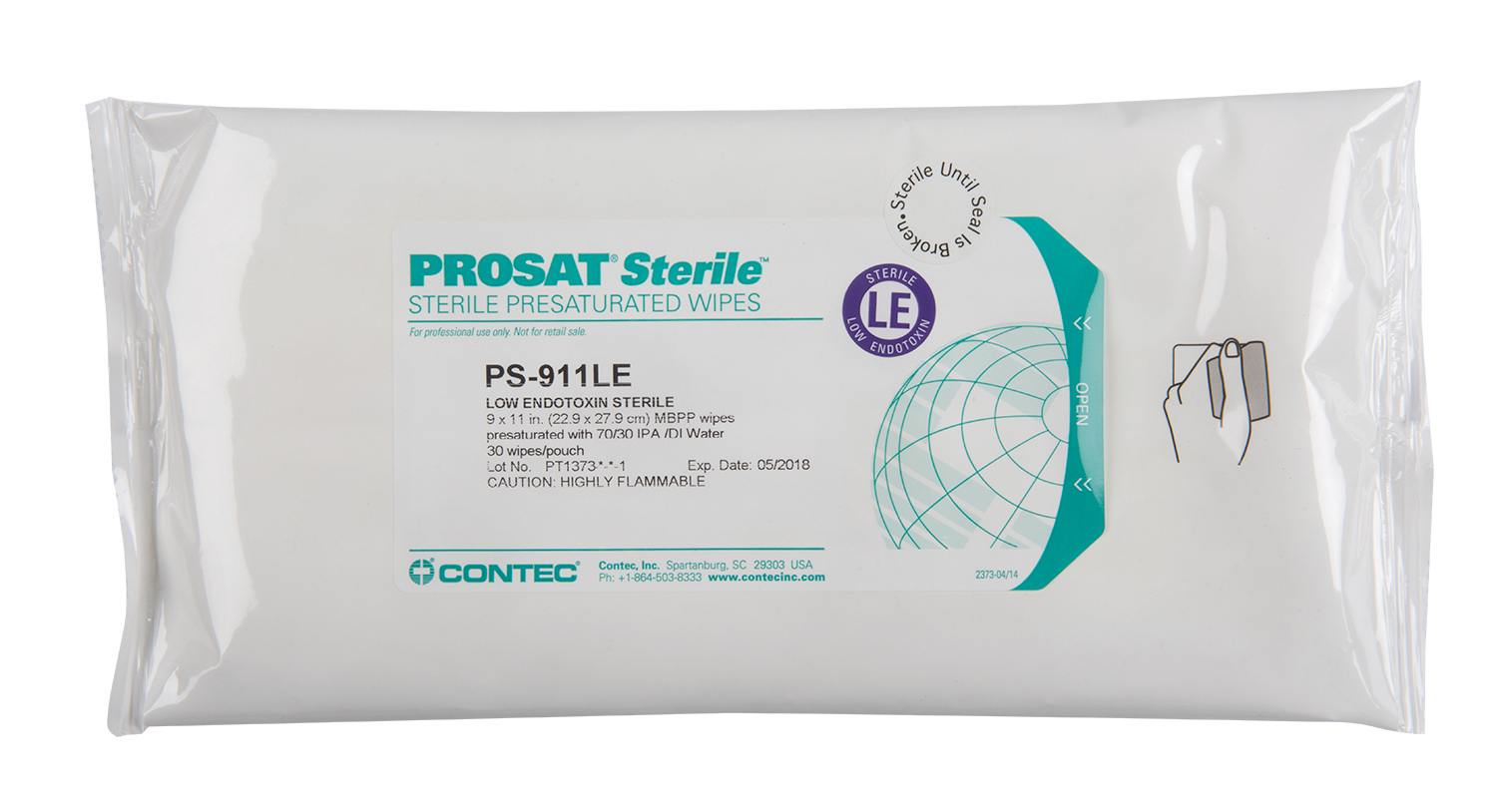 PROSAT® Sterile™ Meltblown Polypropylene LE Wipes