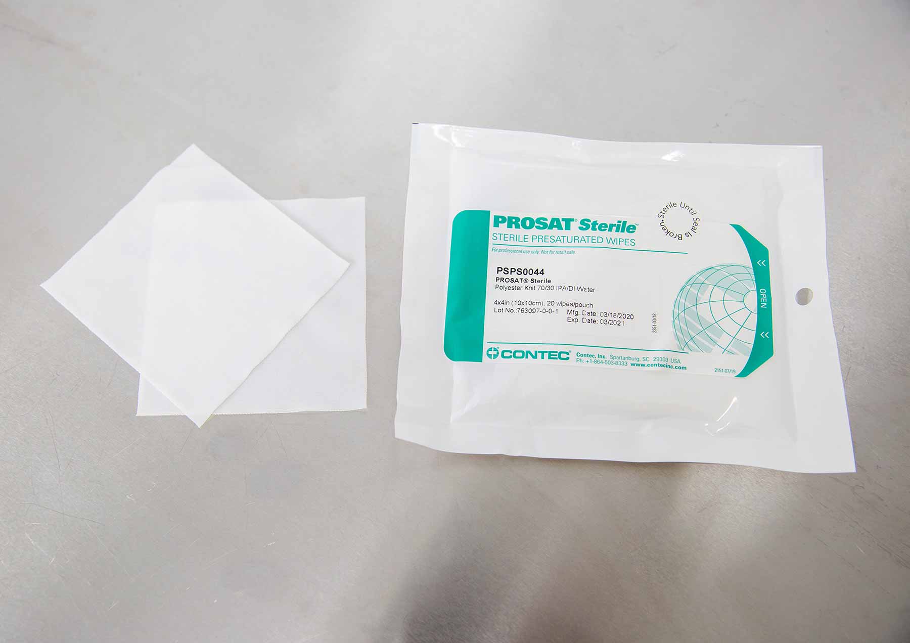 PROSAT® Sterile Vial Wipes