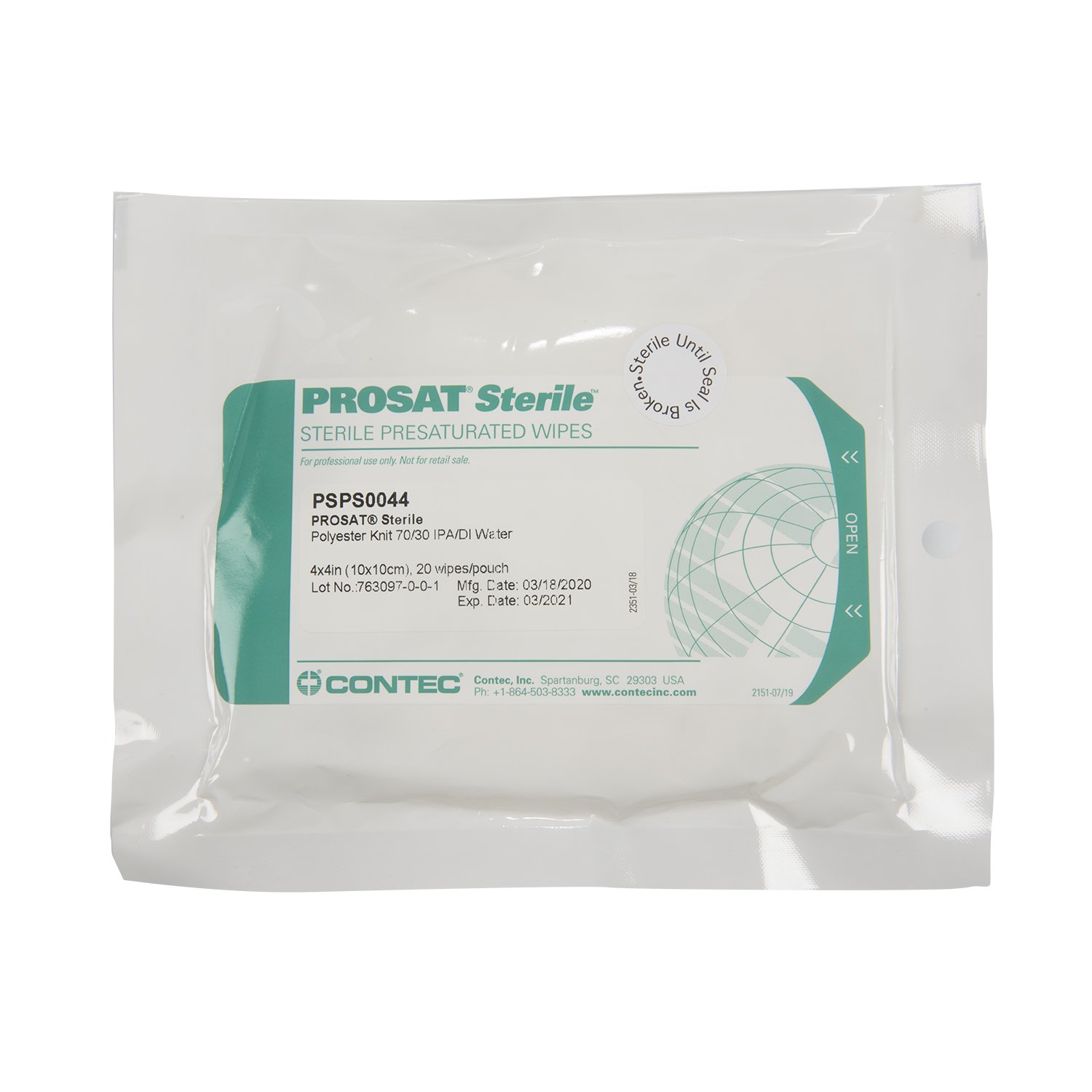PROSAT® Sterile Vial Wipes