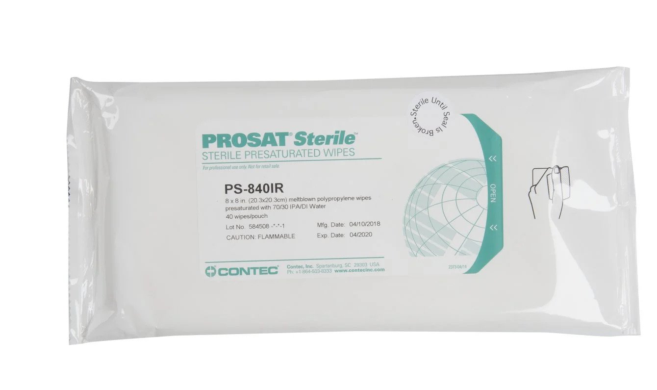 PROSAT® Sterile™ Meltblown Polypropylene Wipes (PS-911EB)