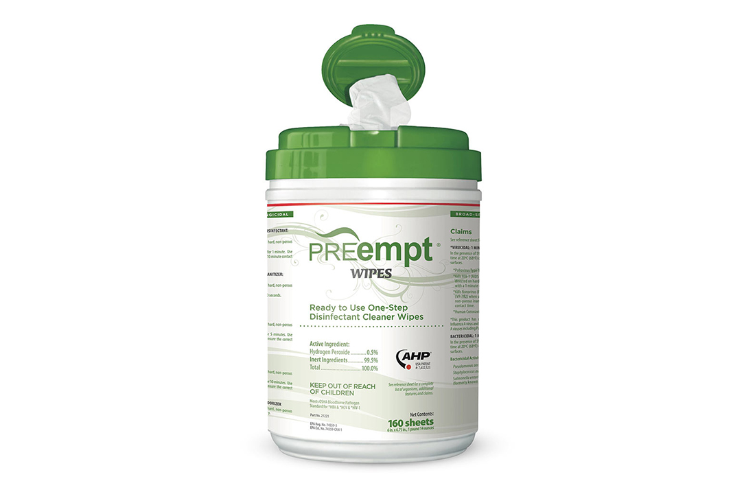 PREempt® One-Step Disinfectant Wipes