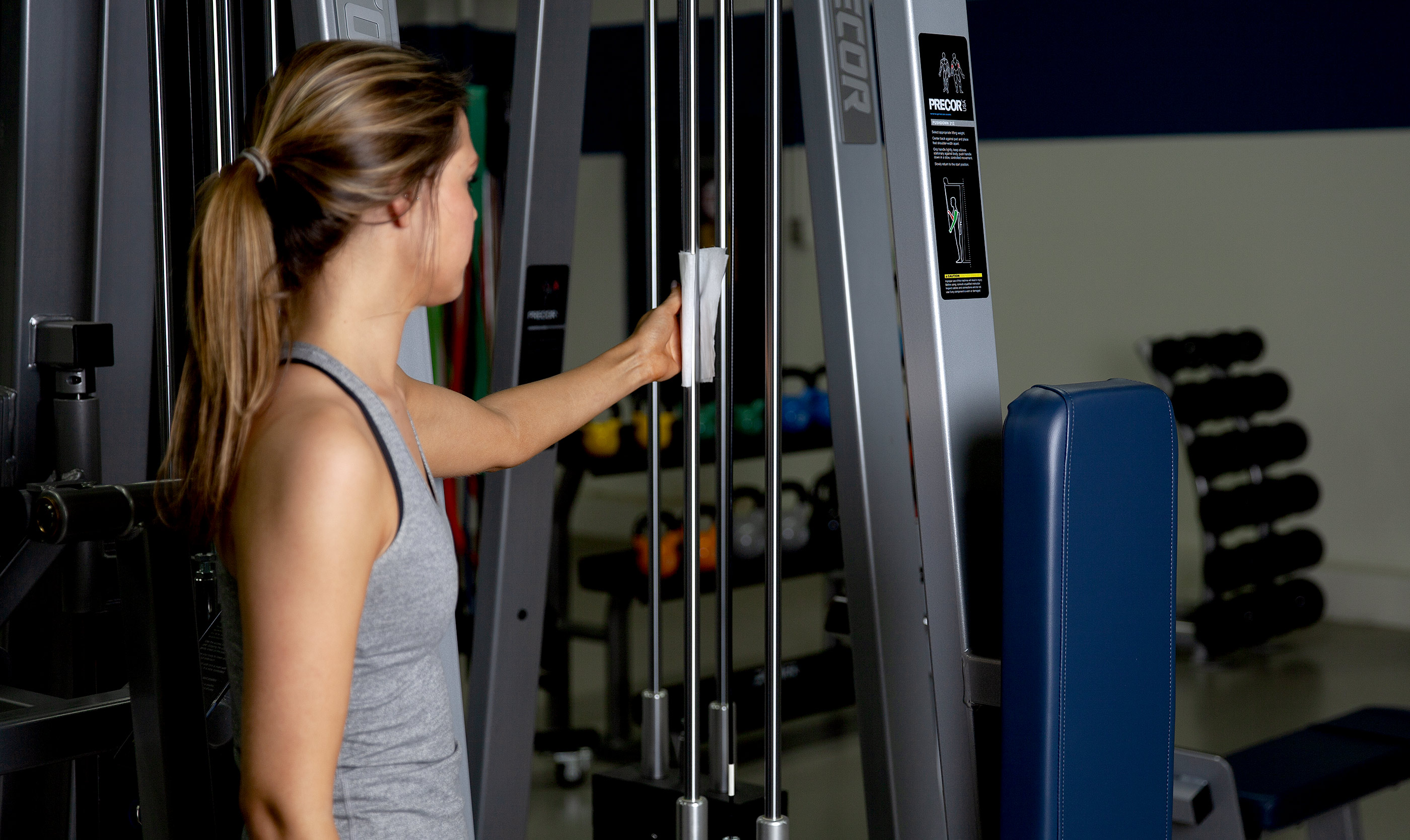 Athletix™ Guide Rod Wipes | For gym equipment | Contec Pro
