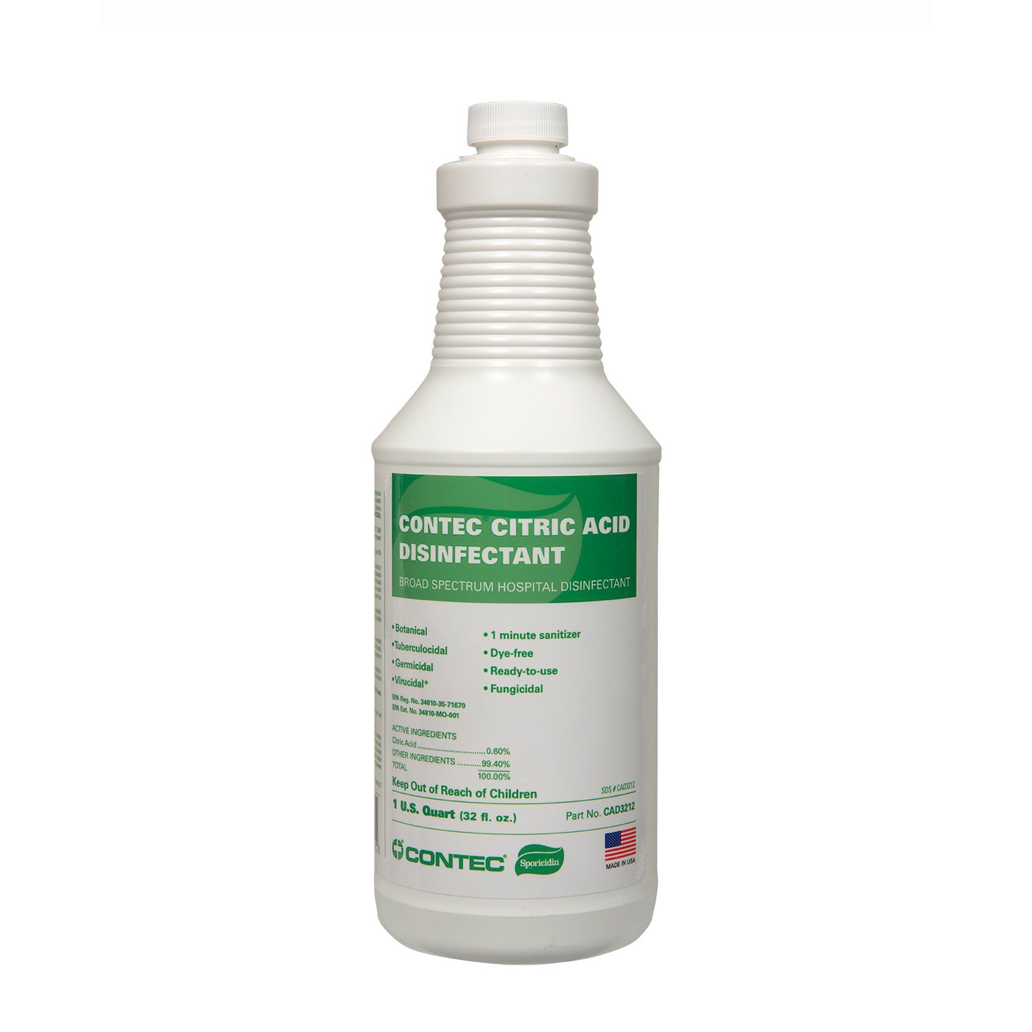 Contec® Citric Acid Disinfectant | Powerful | Contec Pro